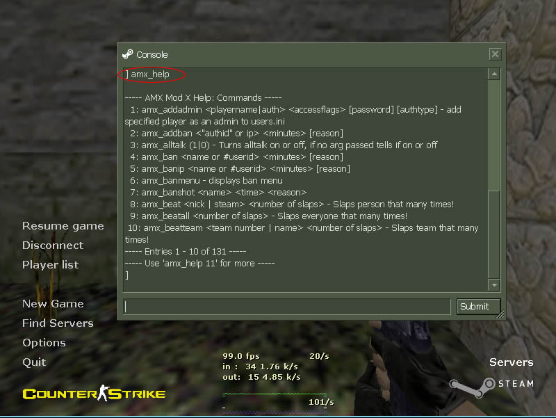 Instructiuni AMXModX